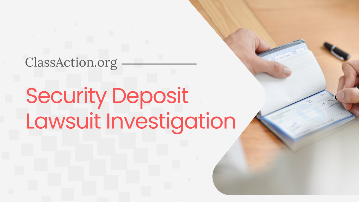 Security Deposit Lawsuit | MD, VA, PA, NY, MA