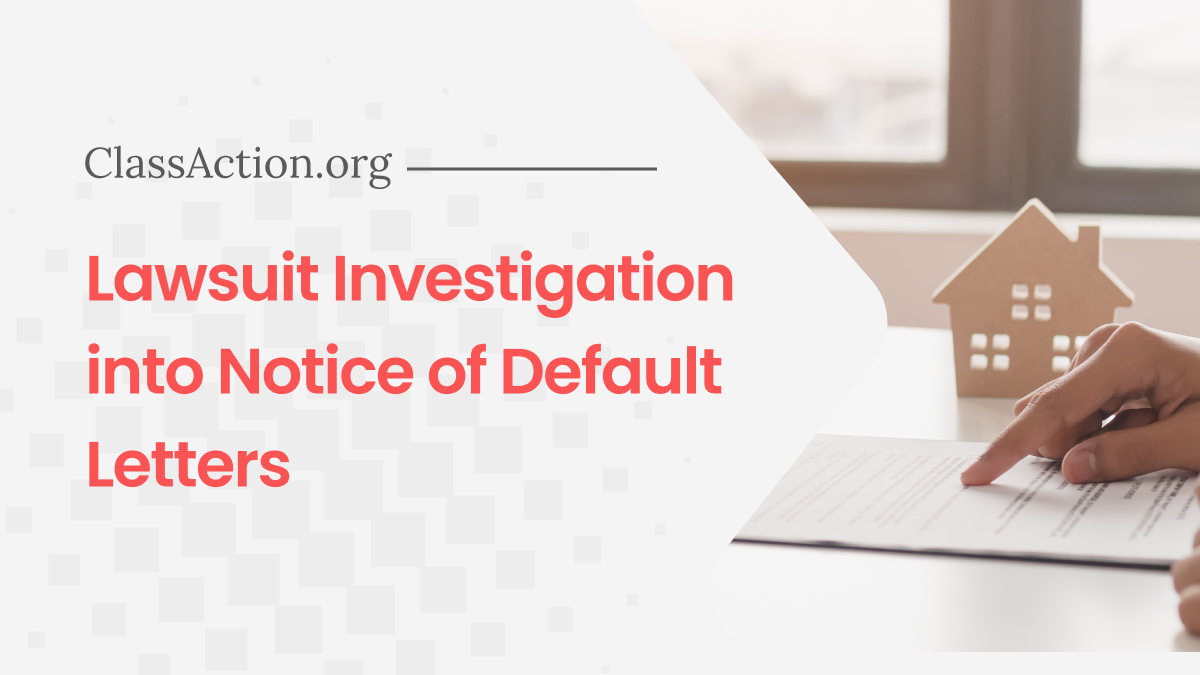 Notice of Default Lawsuits | Mortgage Acceleration Threats, Foreclosure
