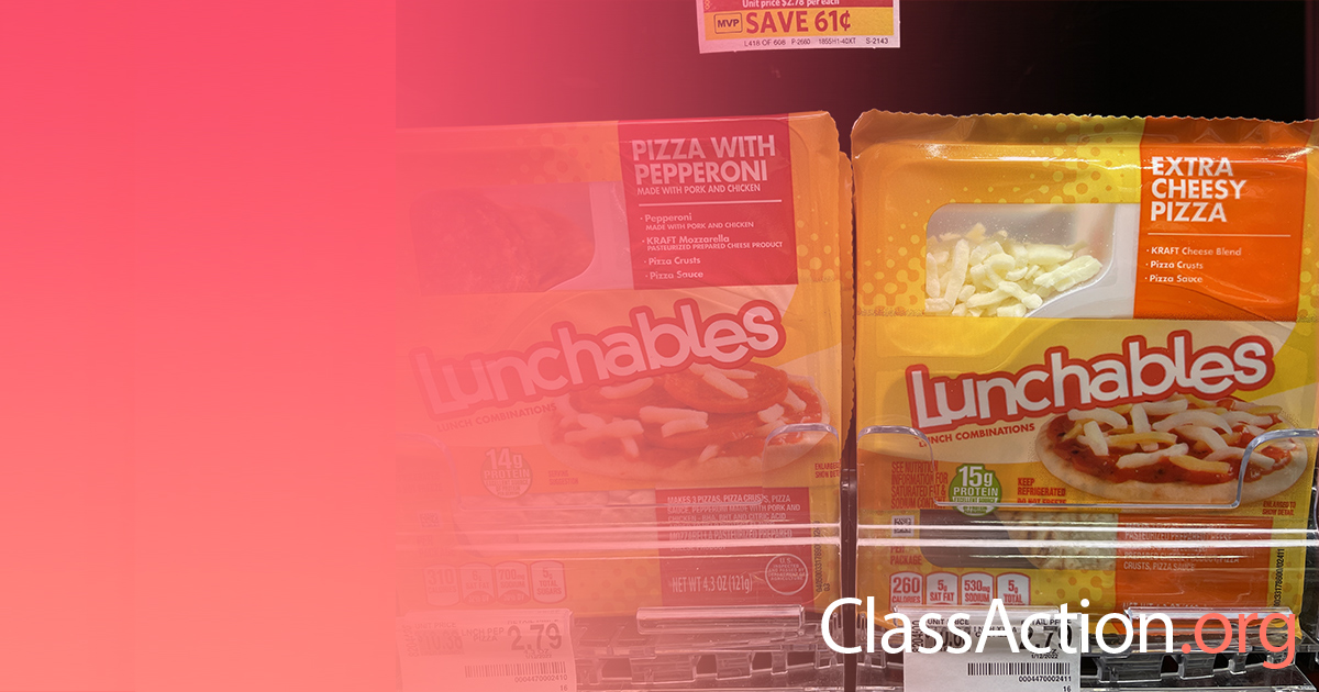 [DISMISSED] Lunchables Lawsuit Alleges Cracker Stackers, Pizza Snacks ...