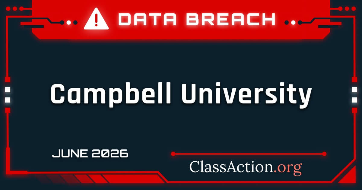 Campbell University Data Breach Disclosed, Lawsuit Possible
