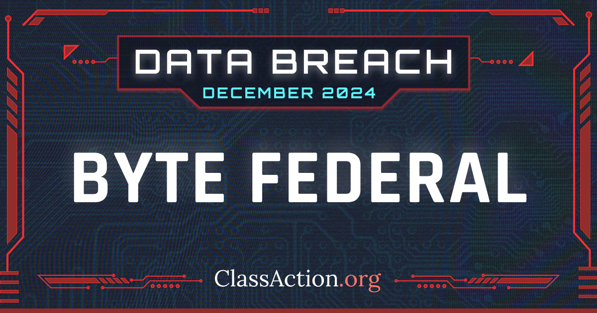 Byte Federal Data Breach Lawsuit Investigation