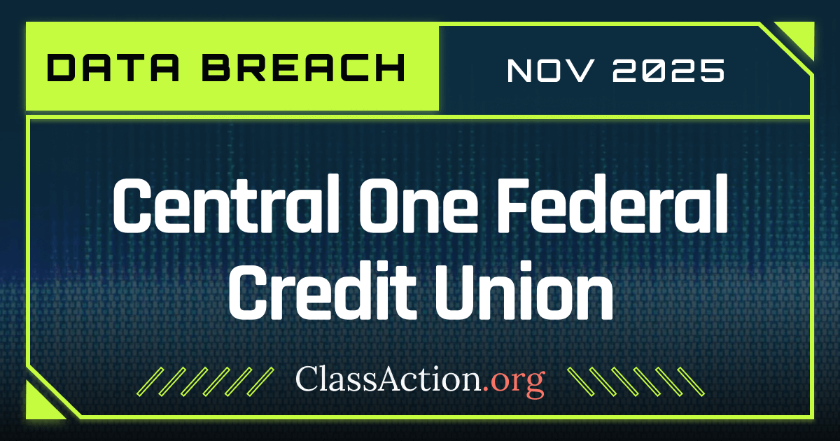 Central One Federal Credit Union Data Breach Exposes SSNs, More