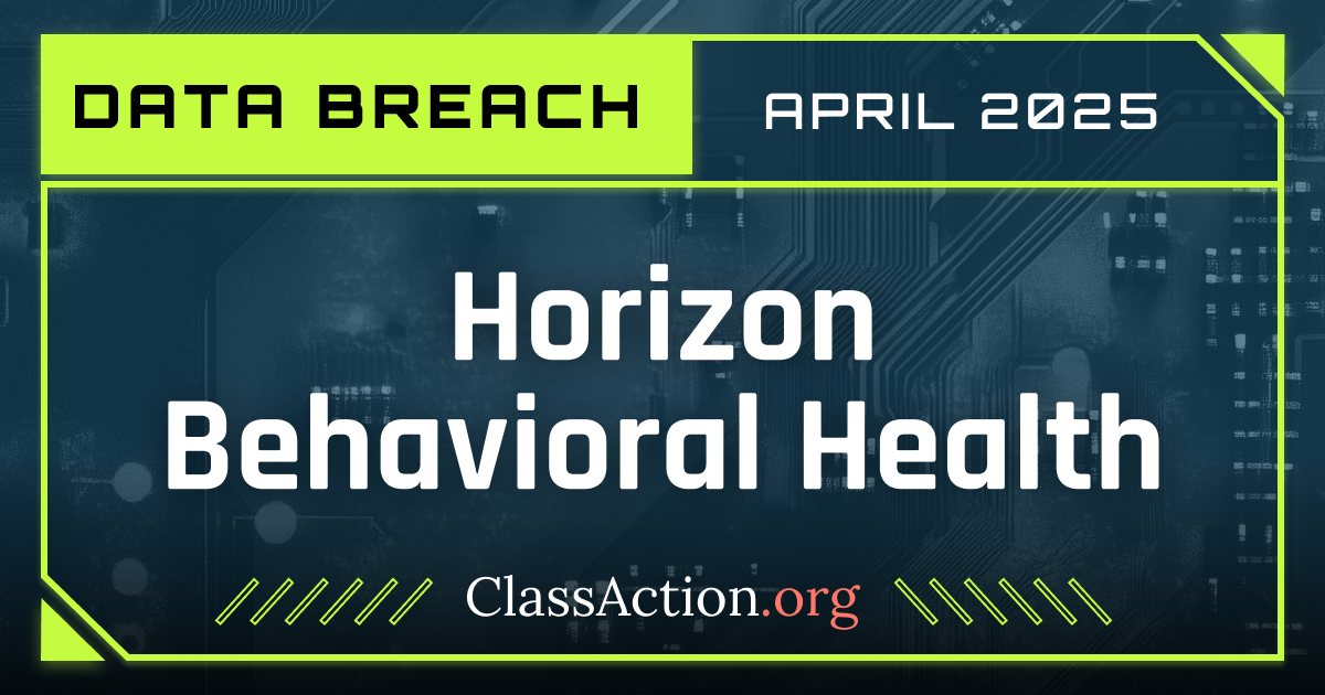 Horizon Behavioral Health Data Breach Lawsuit Investigation