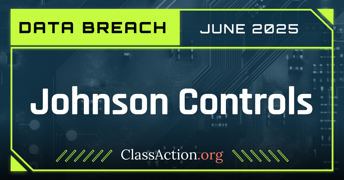 Johnson Controls Data Breach Lawsuit Investigation