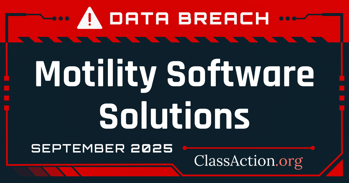 Motility Software Solutions Data Breach Impacts 760K