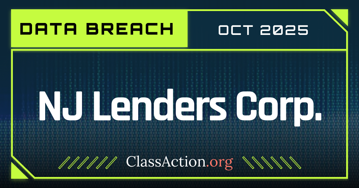 NJ Lenders Data Breach Impacts Names, SSNs; Attorneys Investigate