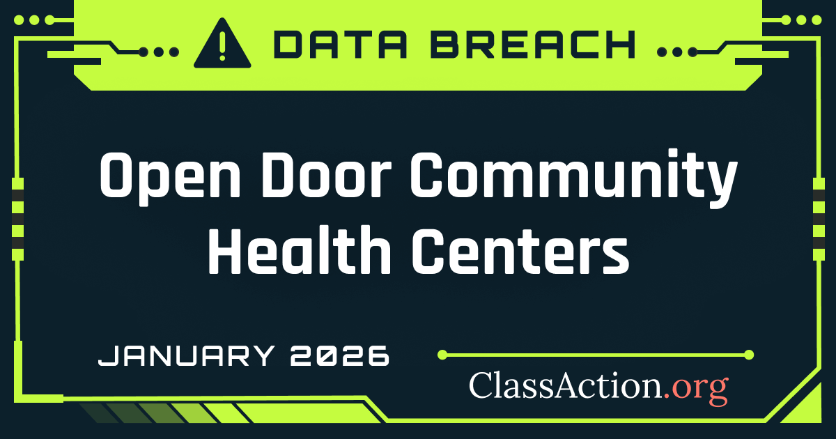 Open Door Data Breach Exposes SSNs, Insurance Info; Lawsuit Possible