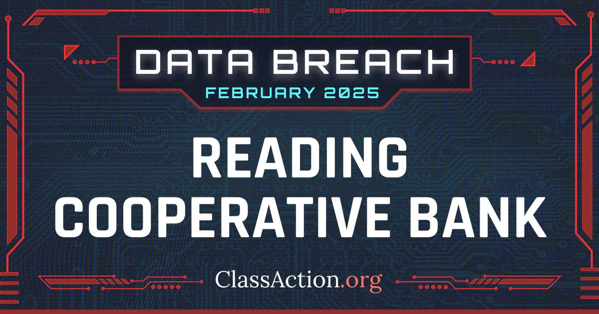 Reading Cooperative Bank Data Breach Lawsuit Investigation