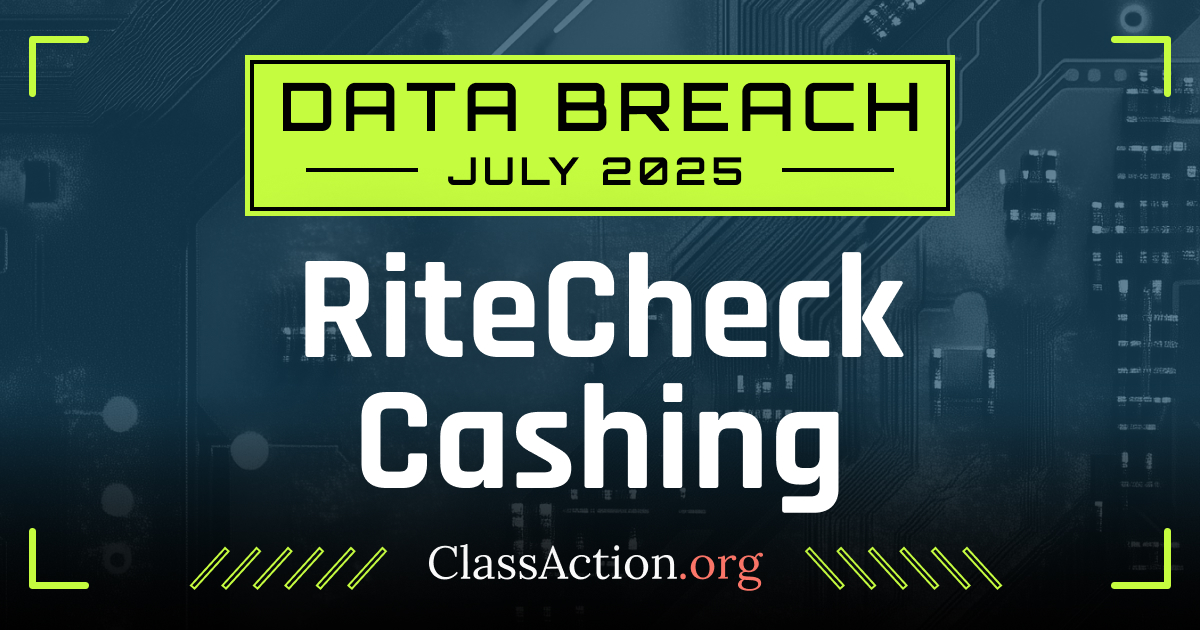 RiteCheck Data Breach Lawsuit Investigation