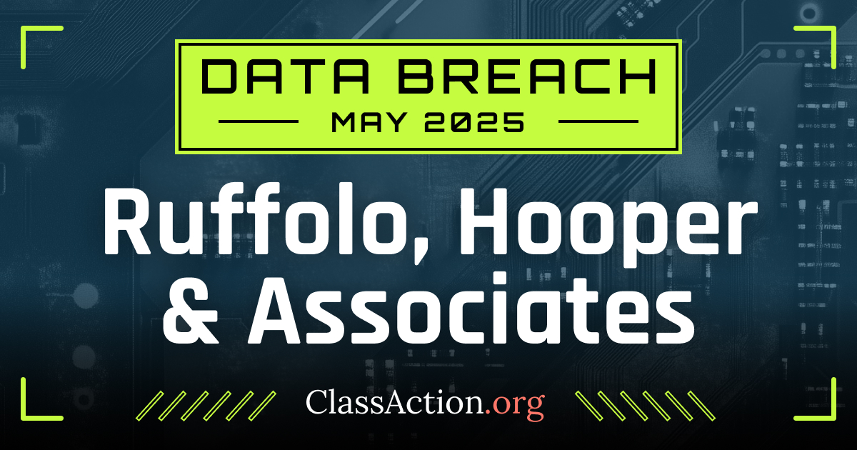 Ruffolo, Hooper & Associates, NRS Data Breach Lawsuit Investigation