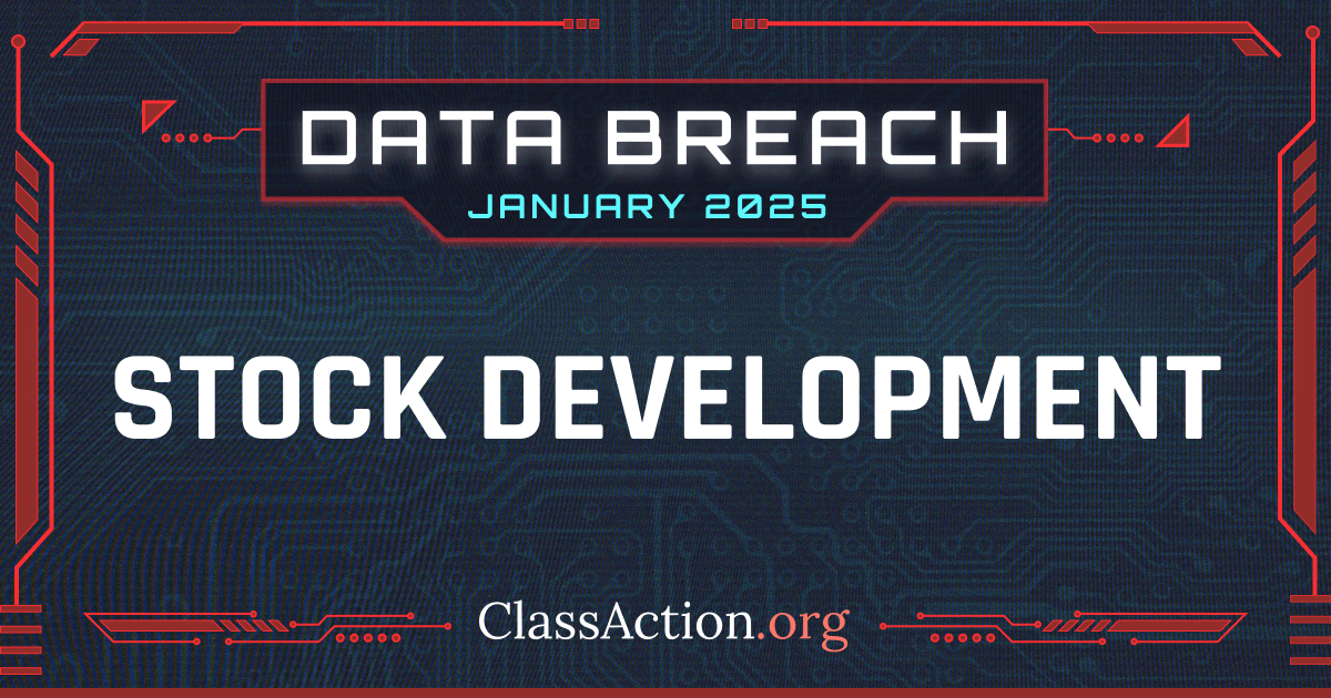 Stock Development Data Breach Lawsuit Investigation