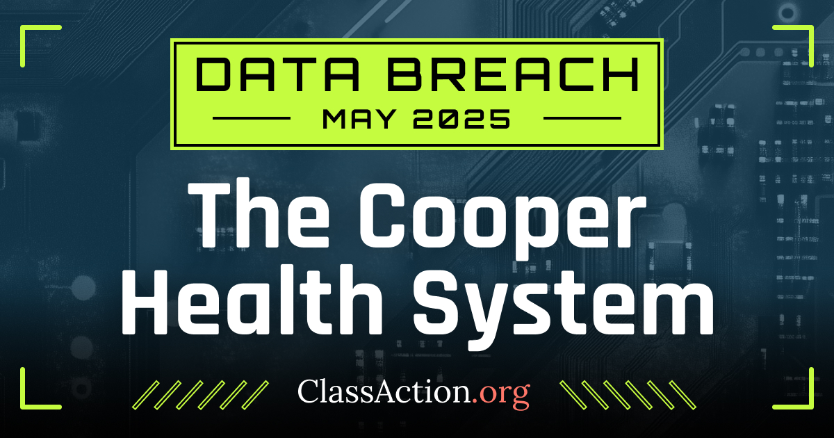 The Cooper Health System Data Breach Lawsuit Investigation