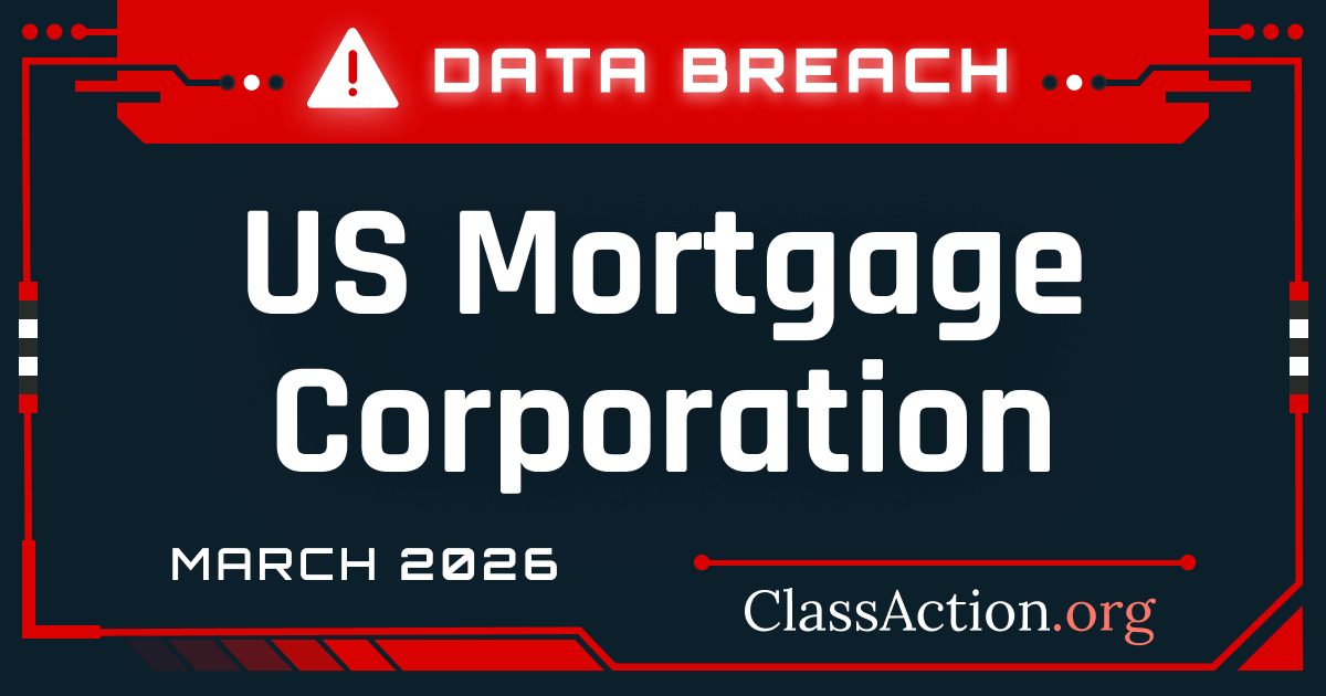 US Mortgage Corporation Data Breach Exposes SSNs, Lawsuit Possible