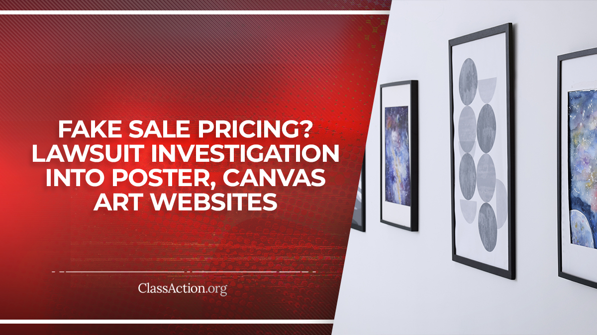 Online Poster, Art Sellers Fake Sales Lawsuits