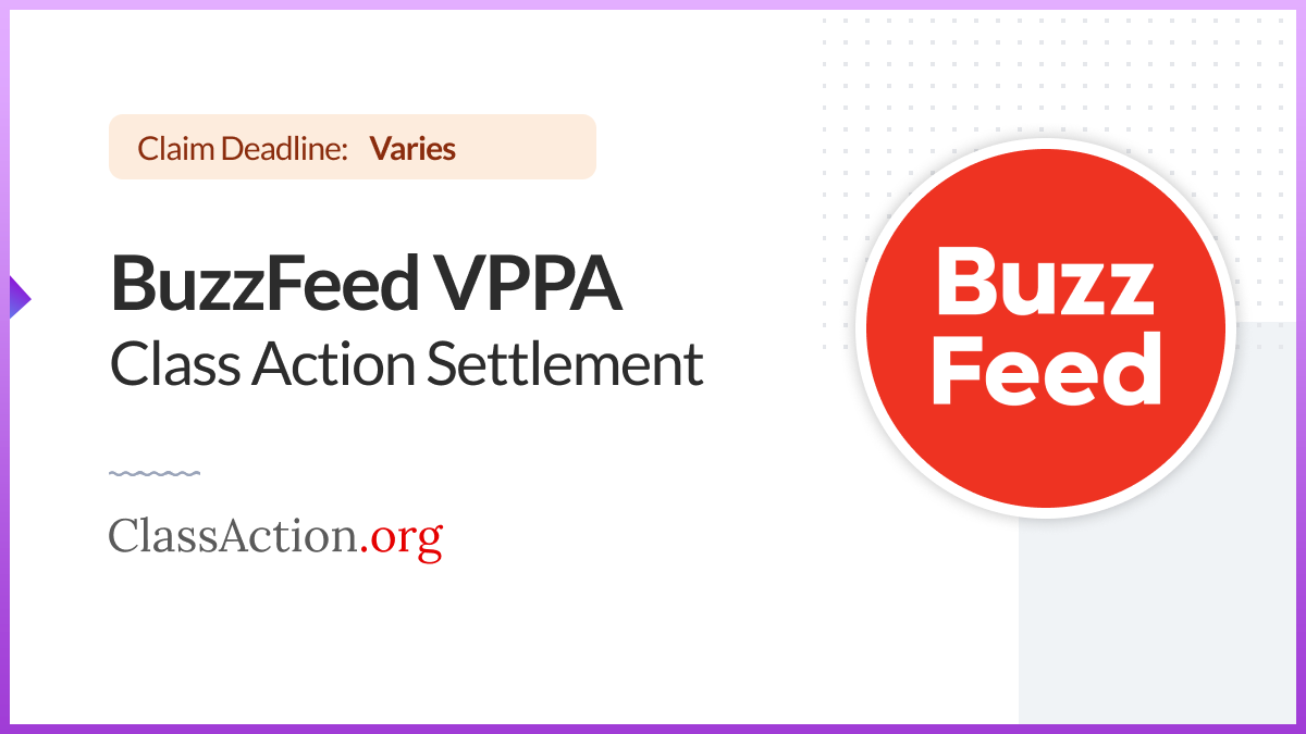BuzzFeed Settlement | VPPA Class Action | Privacy Lawsuit
