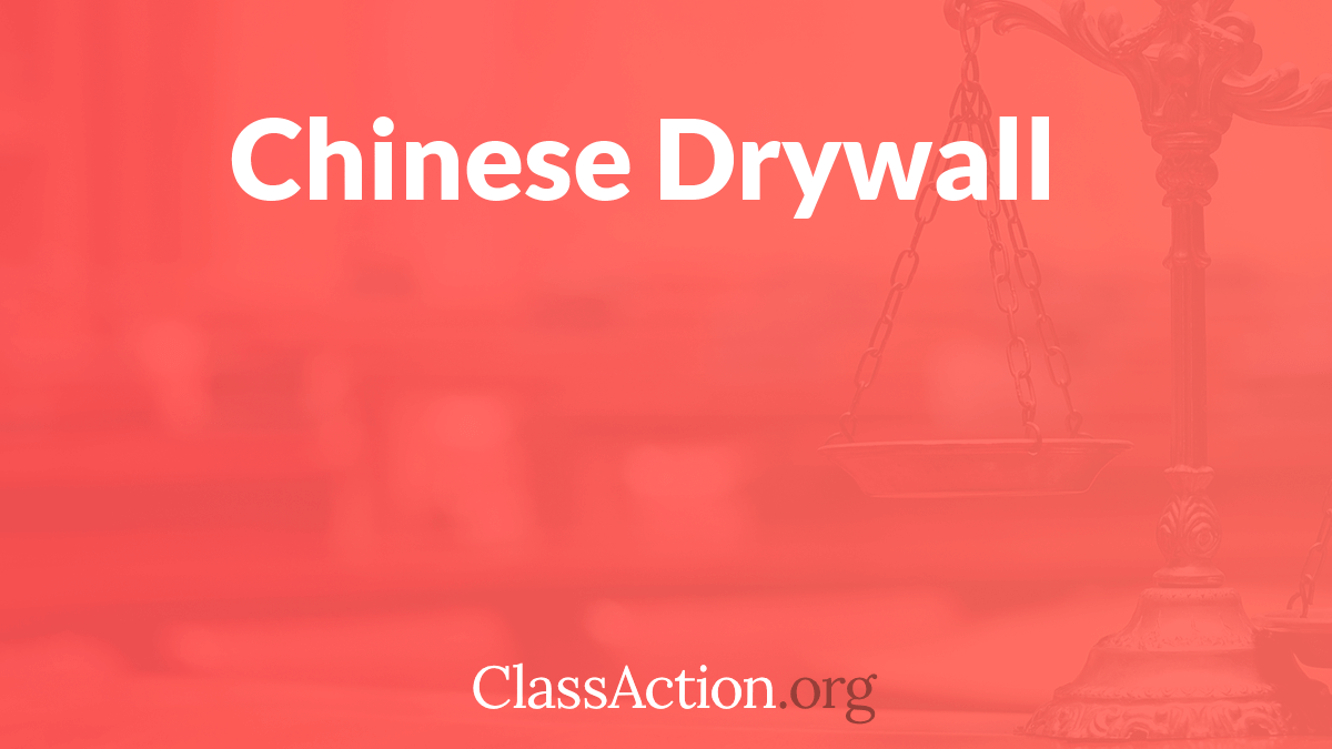 Chinese Drywall Lawsuits | Defective Drywall Lawyers