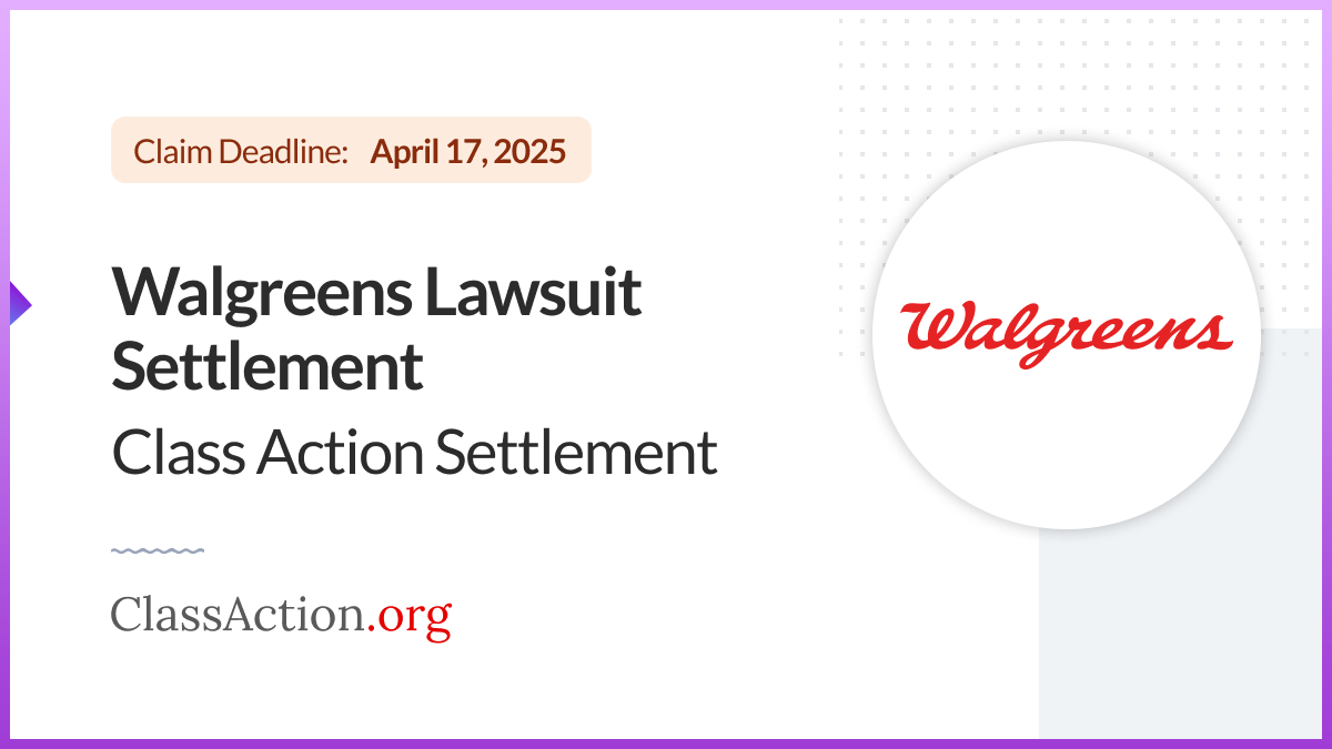 Walgreens Lawsuit Settlement | Savings Club Claim Form